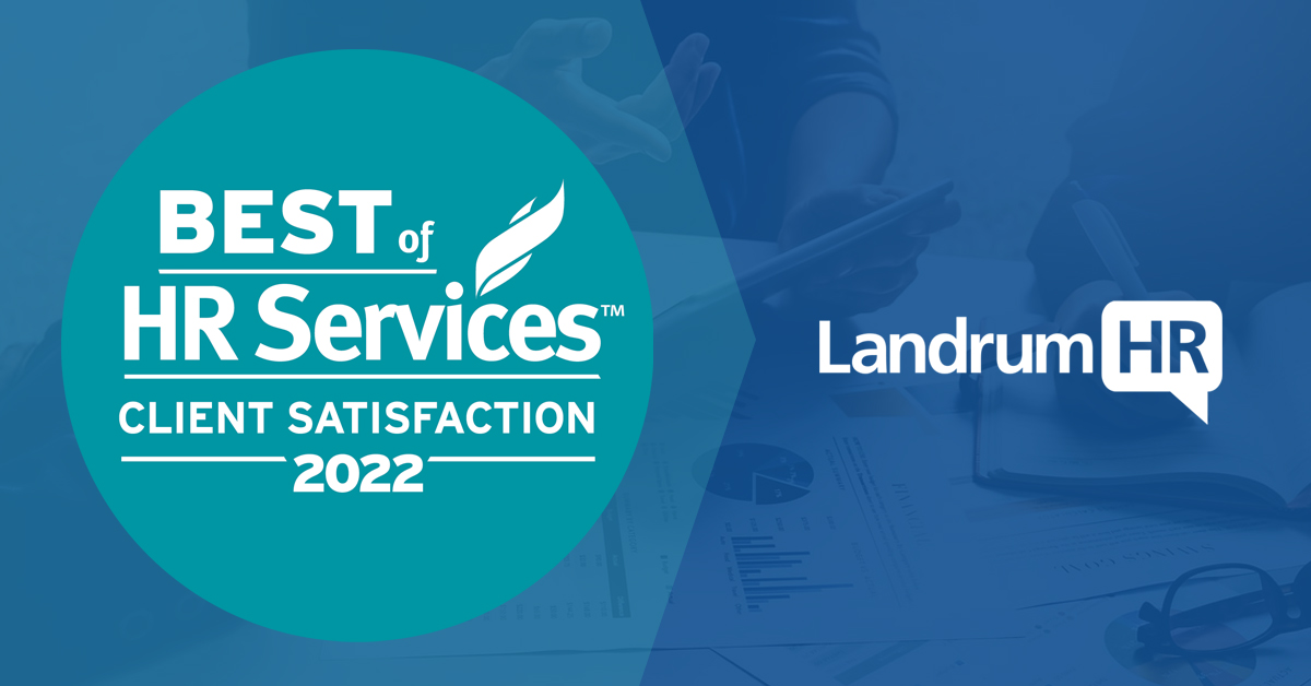 LandrumHR Wins ClearlyRated’s Best of HR Services Award