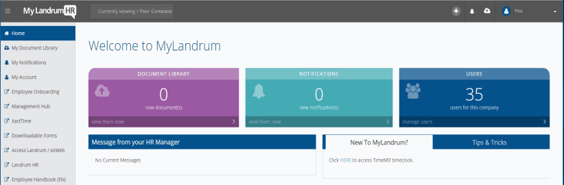 My LandrumHR Management Hub Intro